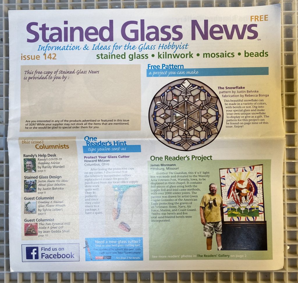 Stained Glass News - Issue 142 - AANRAKU GLASS STUDIOS